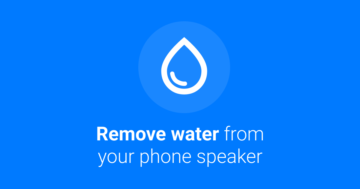 Phone Speaker Water Ejector